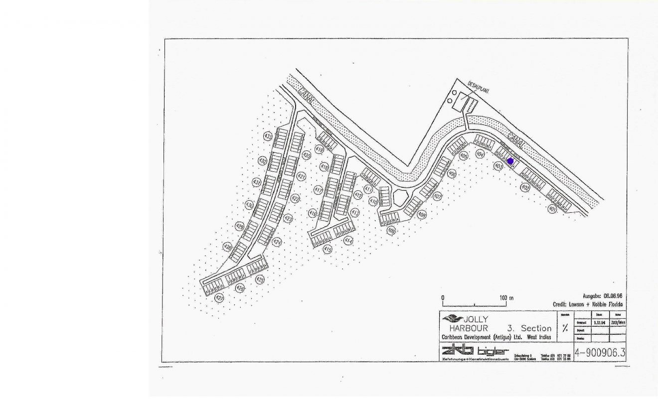 Map North finger_LI (403c | Jolly Harbour Marina